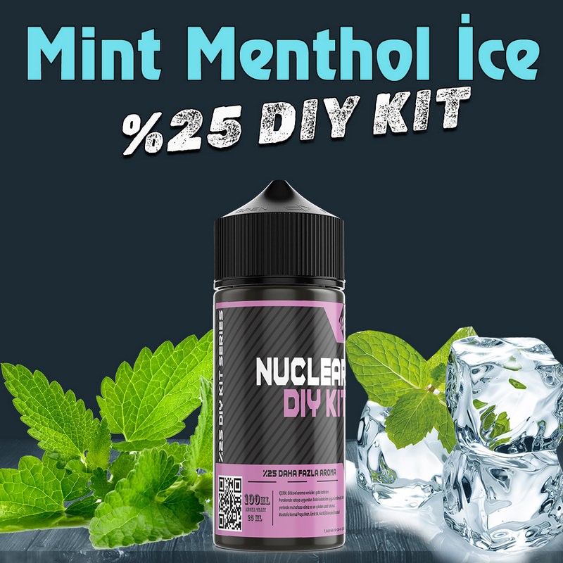 %25 Mint Menthol İce Yüksek Aroma Dıy-Kit En Uygun Fiyat